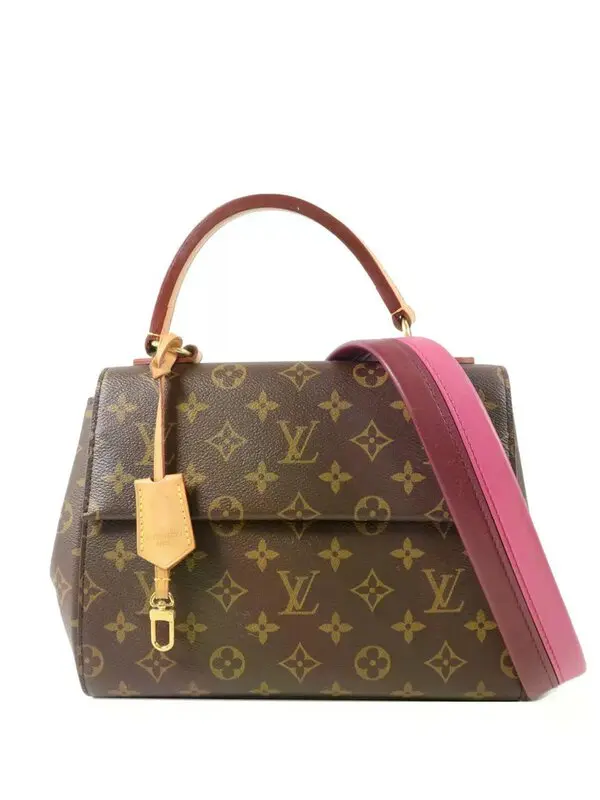 LOUIS VUITTON Cluny Bb Tote Bag - Brown