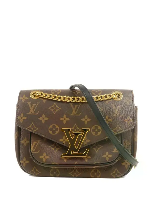LOUIS VUITTON Monogram Passy Shoulder Bag - Brown
