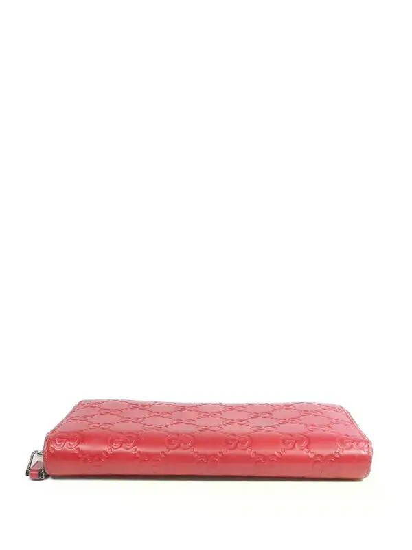 Gucci Zip-up Wallet - Red