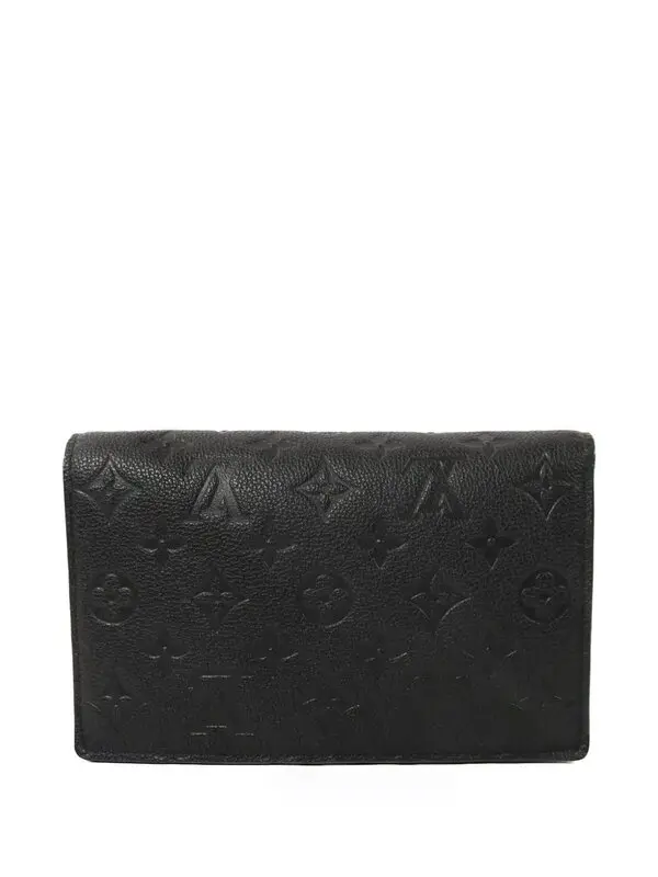 LOUIS VUITTON Vavin Monogram Empreinte Chain Shoulder Bag - Black