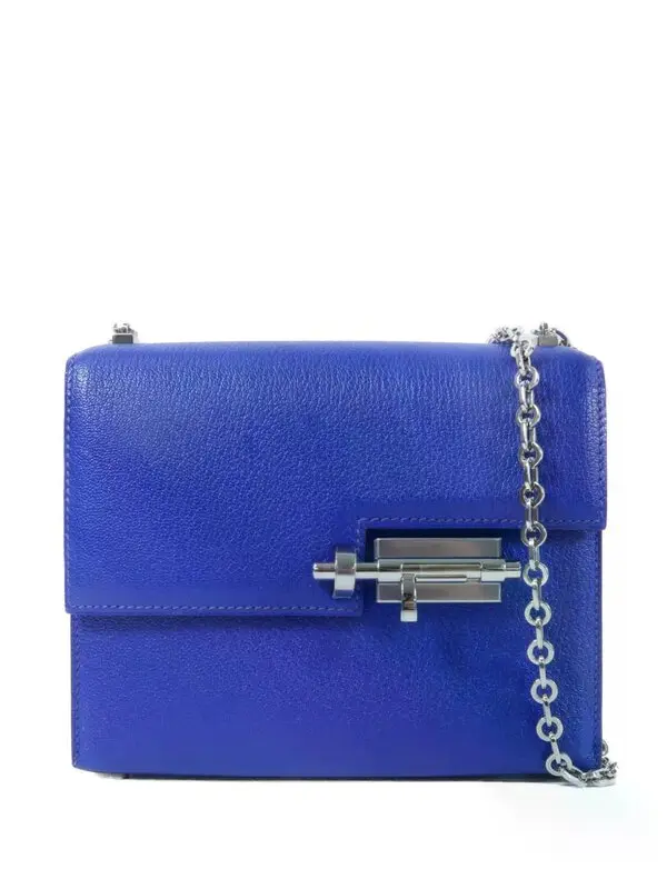 Hermès Verrou Chain-strap Cross Body Bag - Blue