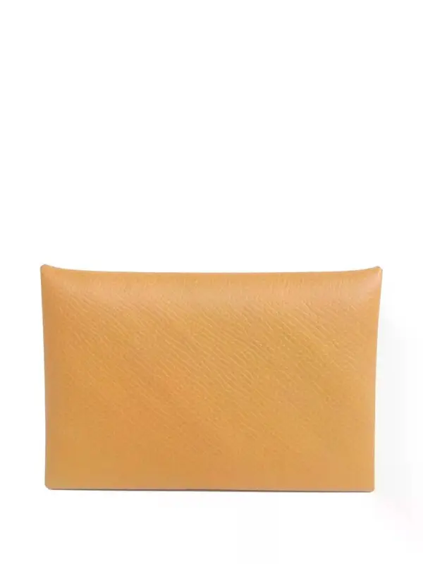 Hermès Calvi Epsom-leather Cardholder - Neutrals