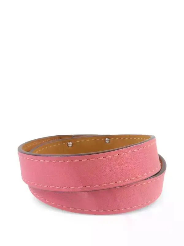 Hermès Mini Kelly Double Tour Bracelet - Pink
