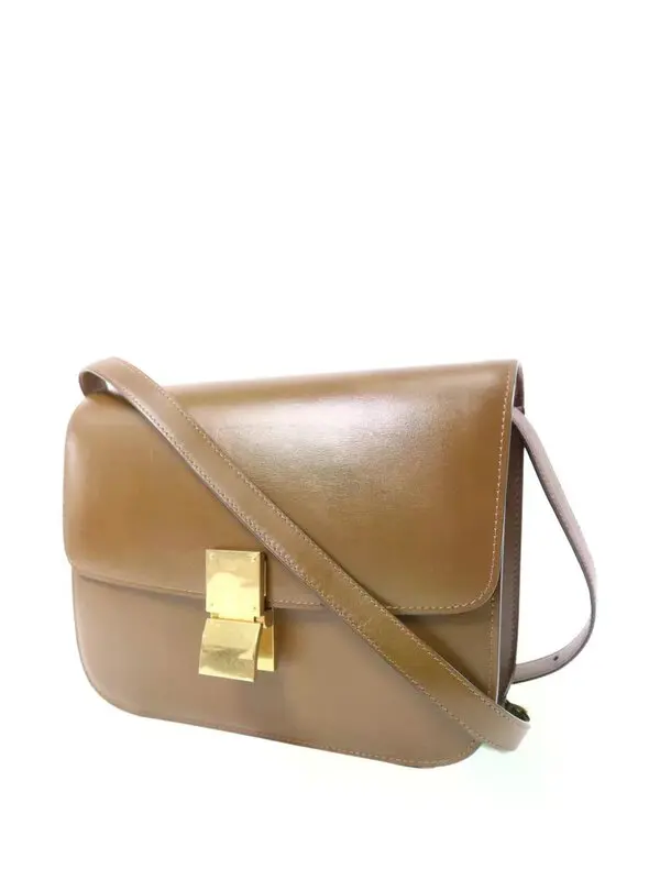 Celine Classic Box Shoulder Bag - Brown