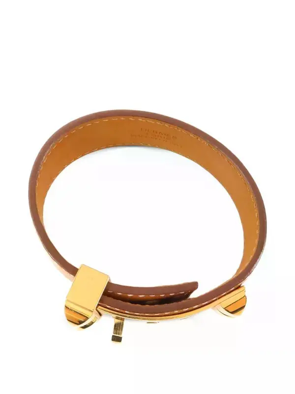 Hermès Collier De Chien 24 Leather Bracelet - Brown
