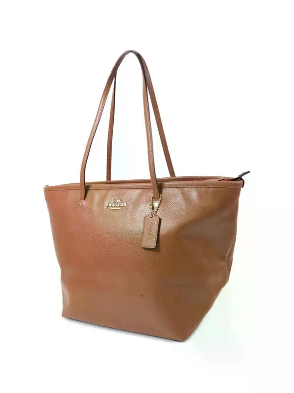 COACH VINTAGE Grained Leather Tote Bag