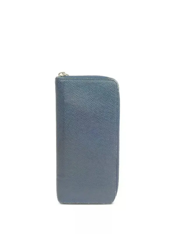 LOUIS VUITTON Taiga Long Wallet - Blue