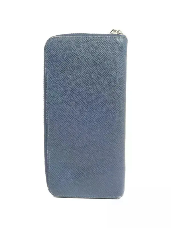 LOUIS VUITTON Taiga Long Wallet - Blue
