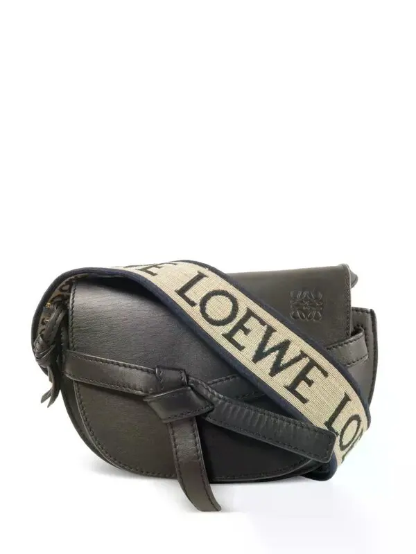 Loewe Gate Knot Shoulder Bag - Black