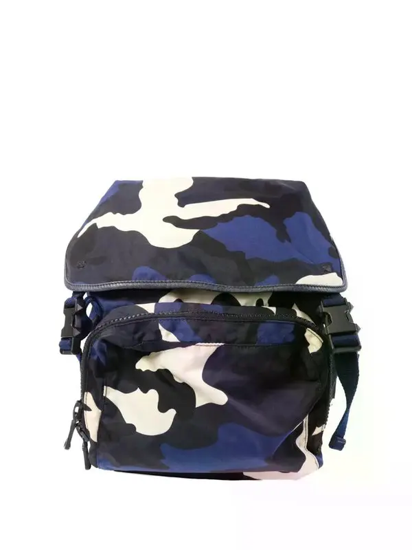 Valentino Garavani Camouflage Print Backpack