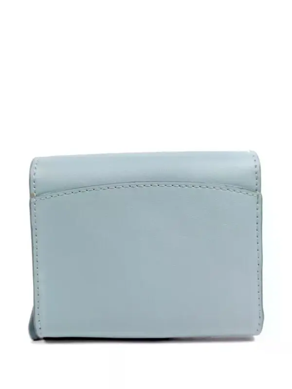 Kate Spade New York Scalloped-edge Leather Wallet - Blue