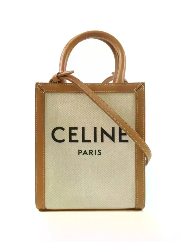 Celine Mini Vertical Cabas Tote Bag - Neutrals