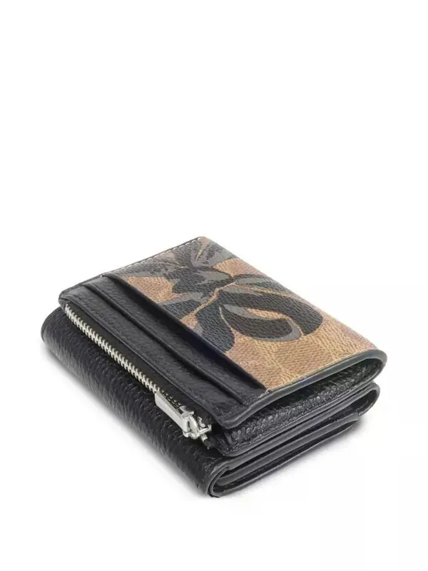 COACH VINTAGE Floral-print Leather Wallet