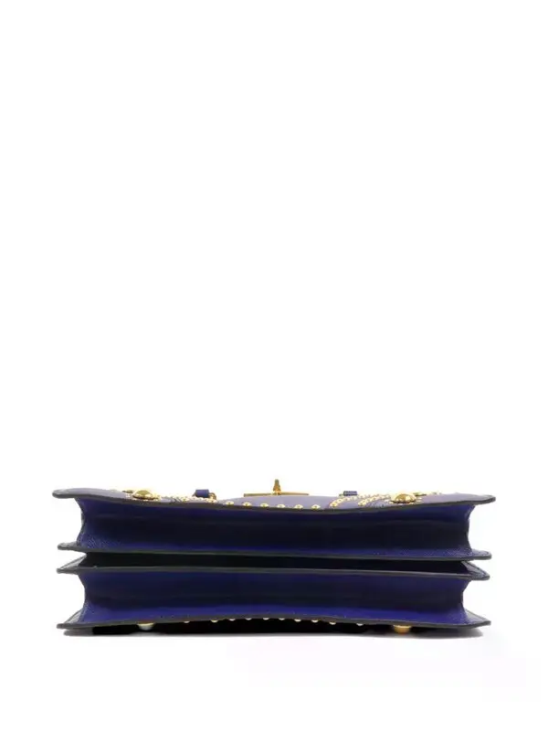 Prada Studded Leather Tote Bag