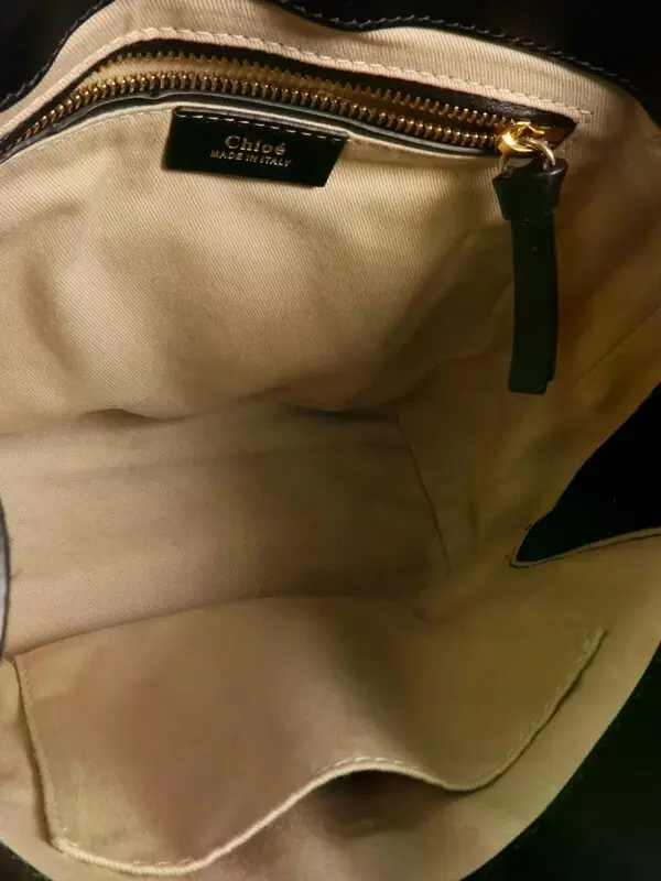 Chloé Faye Ring Detail Backpack - Black