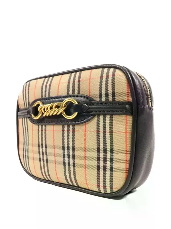 Burberry Check-print Chain-link Belt Bag