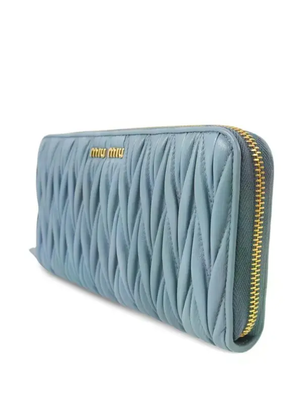 Miu Miu Matelassé Leather Wallet