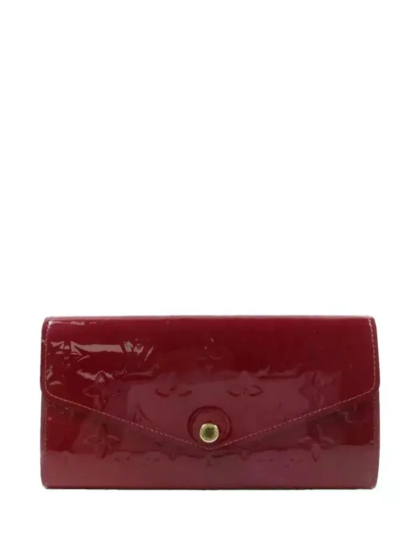 LOUIS VUITTON Monogram Vernis Wallet - Red