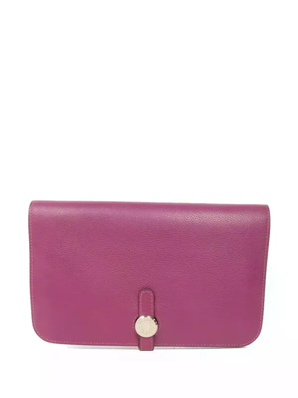 Hermès 2019 Dogon Leather Wallet - Purple