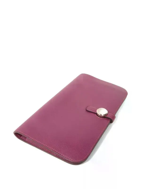 Hermès 2019 Dogon Leather Wallet - Purple