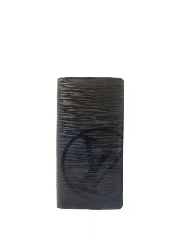 LOUIS VUITTON Brazza Epi Wallet - Black