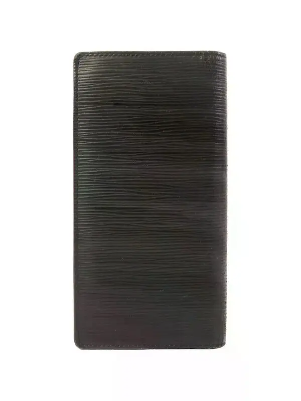 LOUIS VUITTON Brazza Epi Wallet - Black