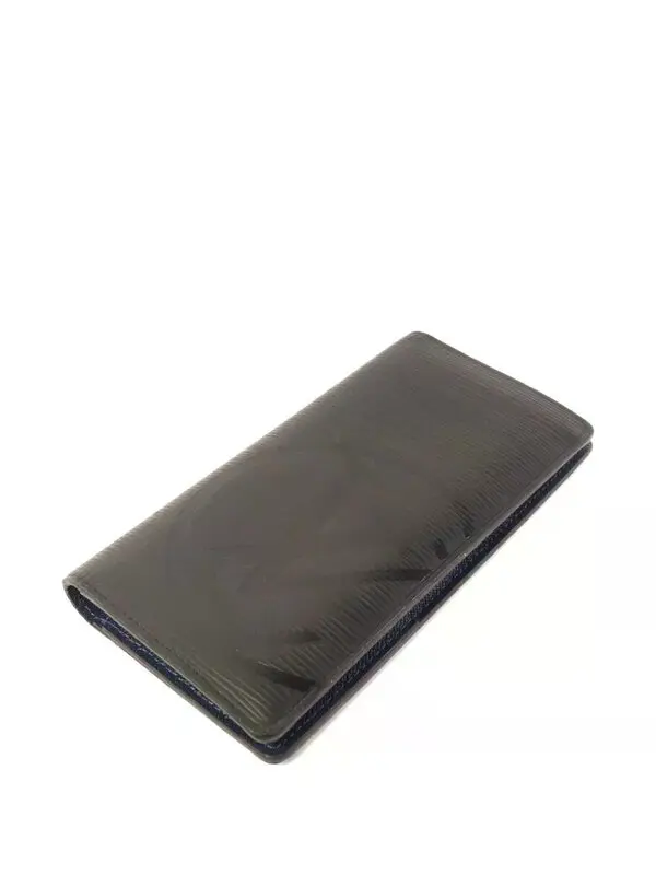 LOUIS VUITTON Brazza Epi Wallet - Black