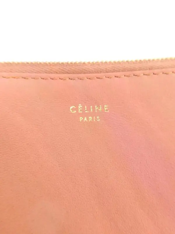 Celine Two-tone Leather Pouch