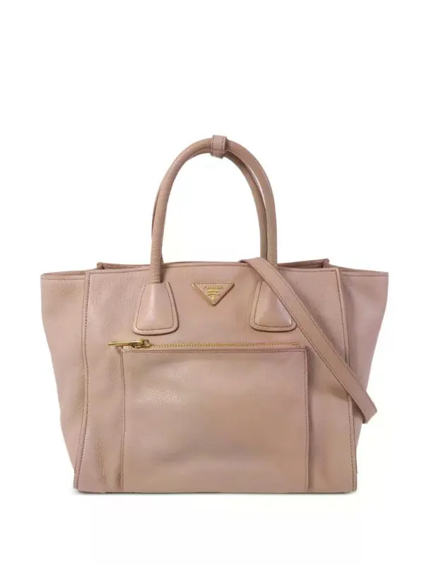 Prada Zip-pocket Tote Bag
