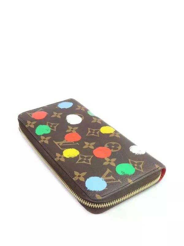 LOUIS VUITTON X Yayoi Kusama Monogram Zip Wallet