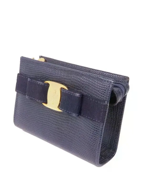 FERRAGAMO Vara Bow Embossed Coin Purse