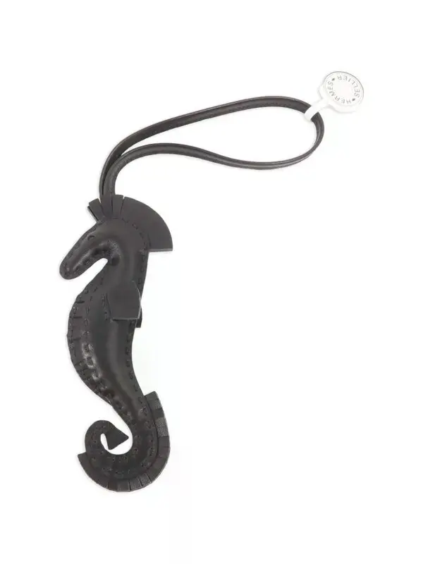 Hermès Agneau Milo Seahorse Charm
