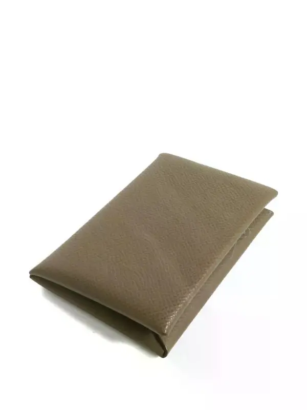 Hermès 2023 Calvi Epsom Card Holder