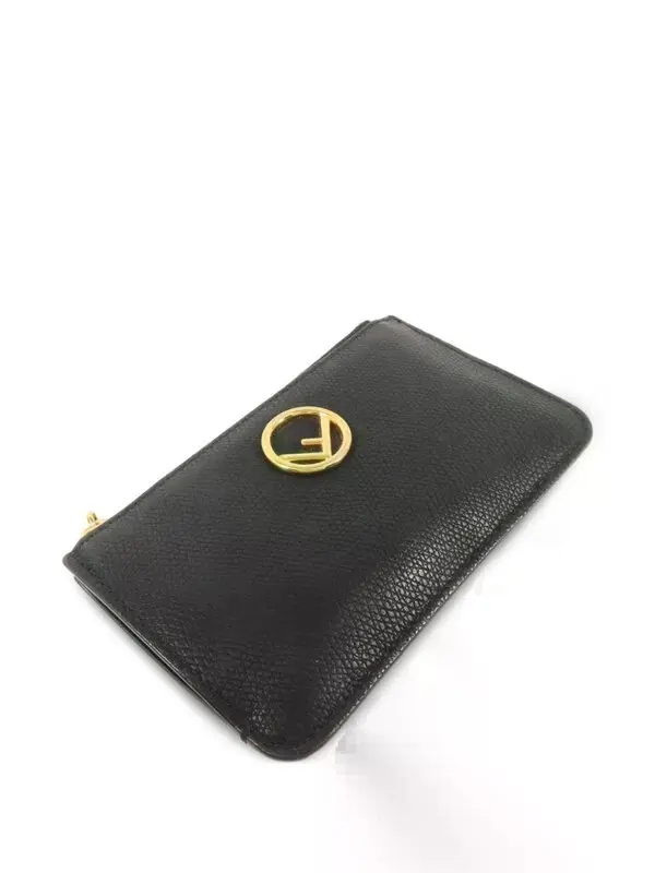 Fendi Logo Leather Wallet