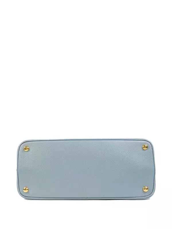 Prada Saffiano Cuir Tote Bag - Blue