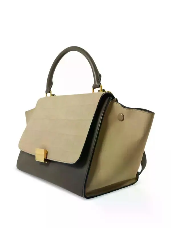 Celine Trapeze Tote Bag - Brown