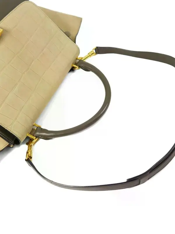 Celine Trapeze Tote Bag - Brown