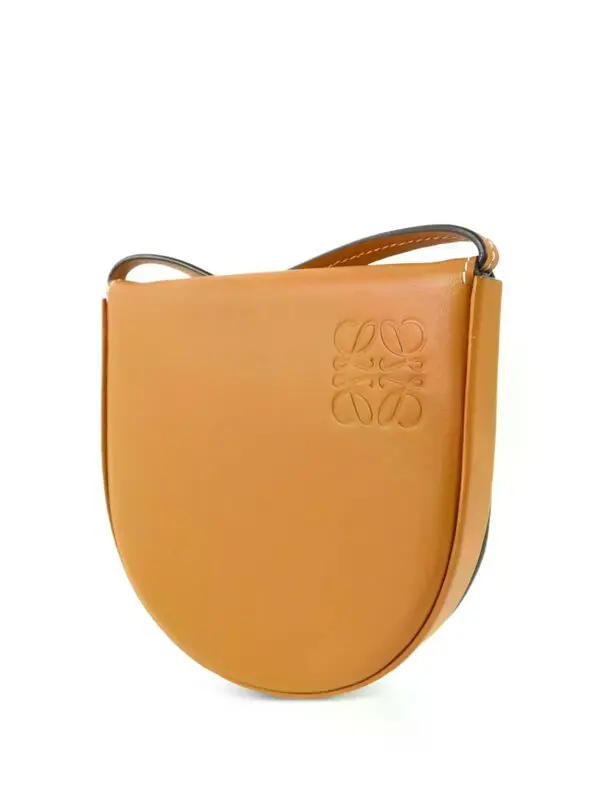 Loewe Small Heel Pouch Calfskin Shoulder Bag - Brown