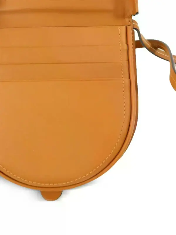 Loewe Small Heel Pouch Calfskin Shoulder Bag - Brown