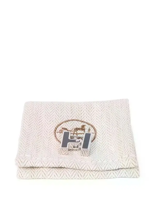 Hermès Logo Earrings - Silver