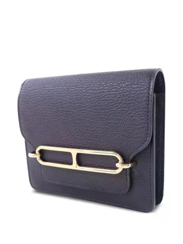 Hermès Roulis Slim Wallet - Blue