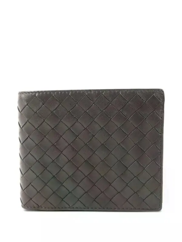 Bottega Veneta Intrecciato Bifold Wallet - Black