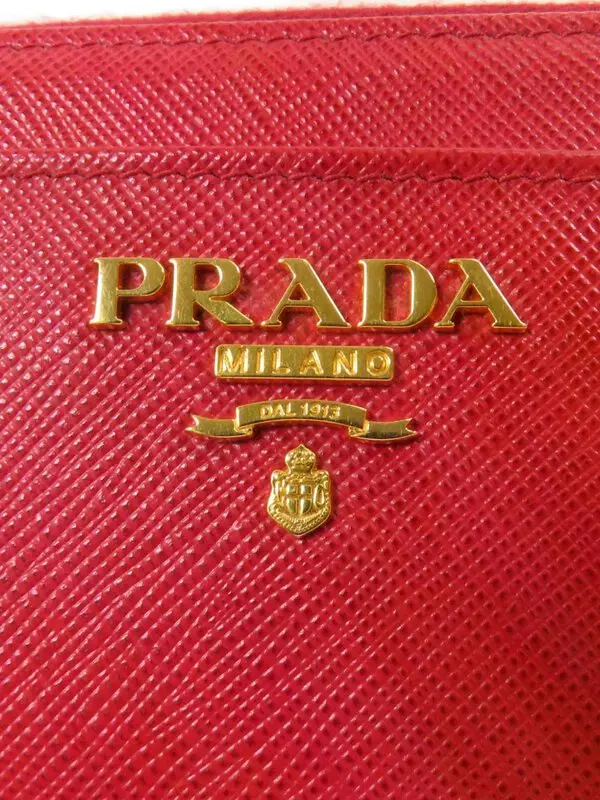 Prada Saffiano Leather Coin Case