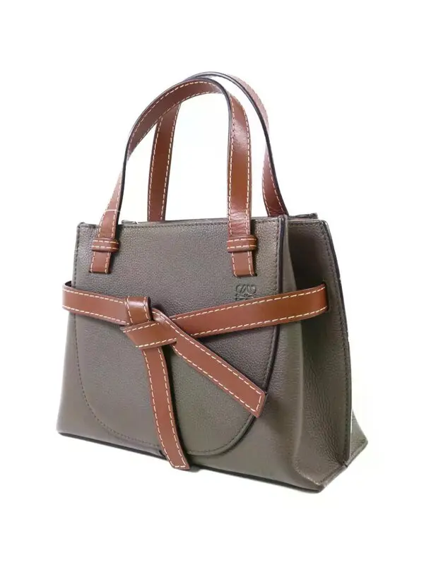 Loewe Mini Gate Leather Tote Bag