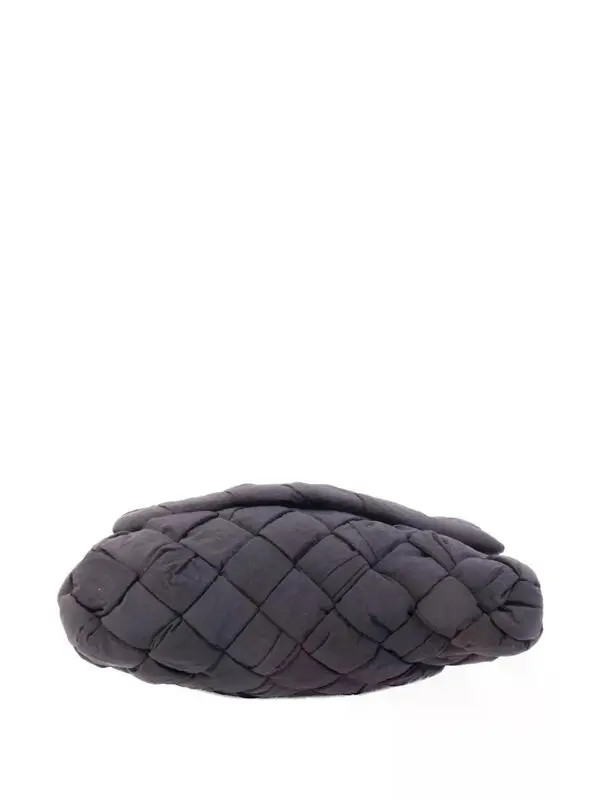 Bottega Veneta Rumple Messenger Shoulder Bag - Grey
