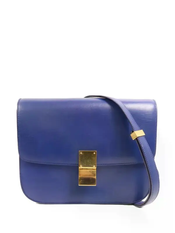 Celine Classic Box Shoulder Bag - Blue