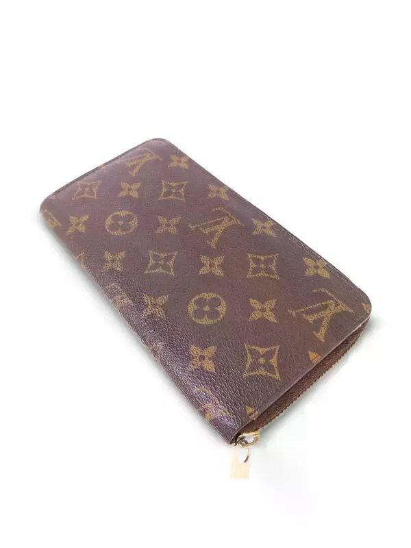 LOUIS VUITTON Monogram Zippy Wallet - Brown
