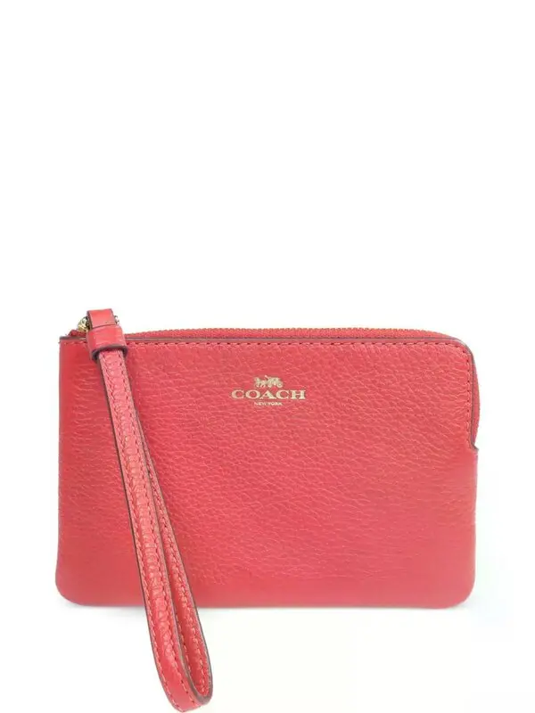 COACH VINTAGE Grained Leather Pouch Bag