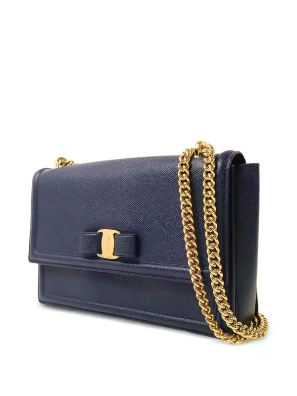 FERRAGAMO Vara Bow Chain Shoulder Bag