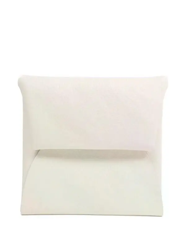 Hermès Bastia Leather Coin Purse - White